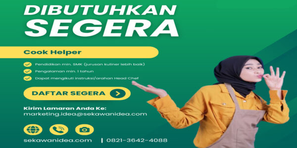 COOK HELPER – CV SEKAWAN IDEA
